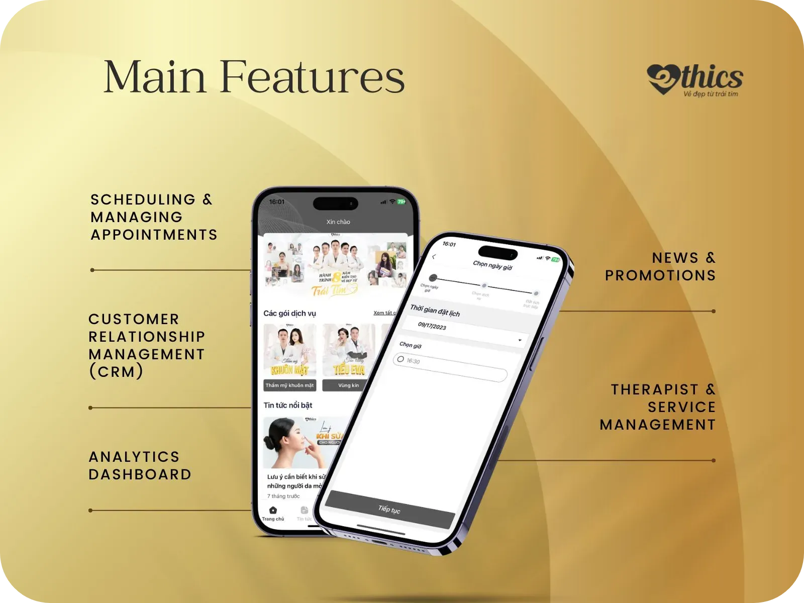 Case studies - Ethics Beauty — ICTS Custom Software